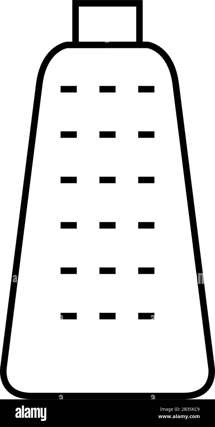 grater icon illustrated in vector on white background Stock Vector ...
