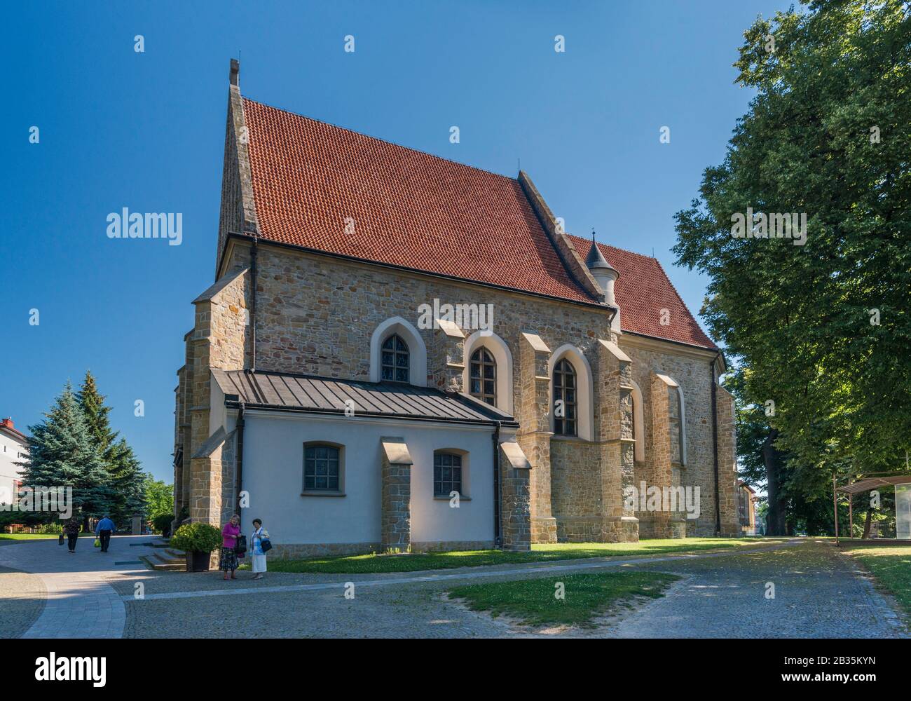 Assumption of Mary Collegiate Church, 15th century, Gothic style, in ...
