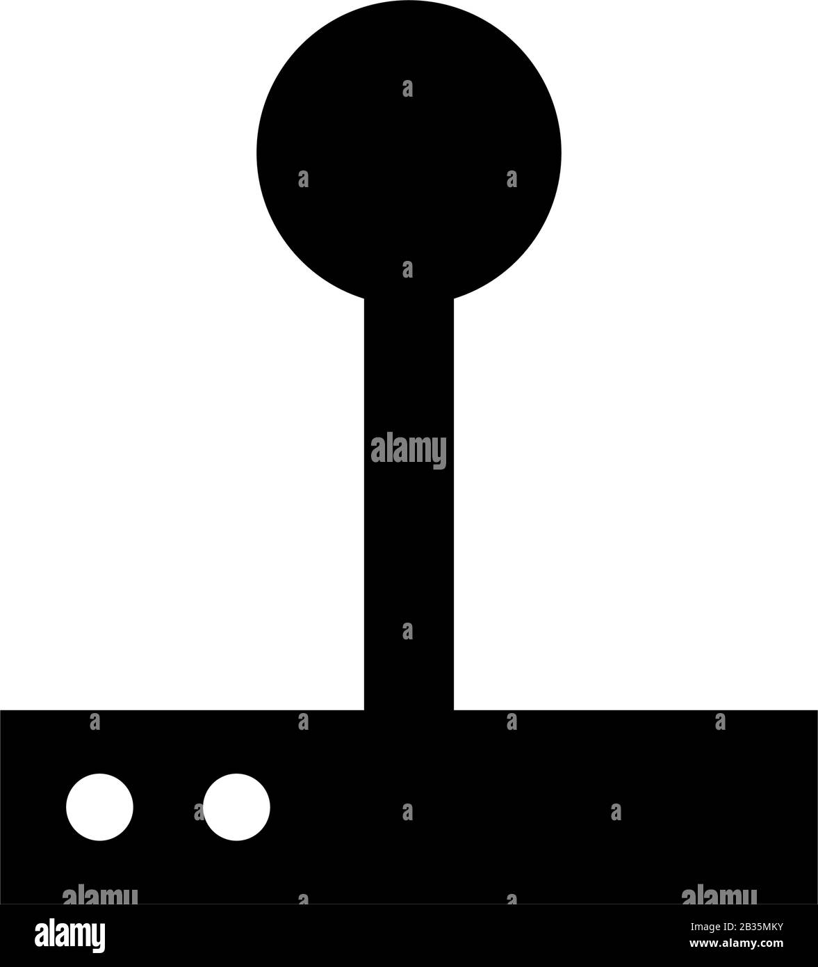joystick icon illustrated in vector on white background Stock Vector ...