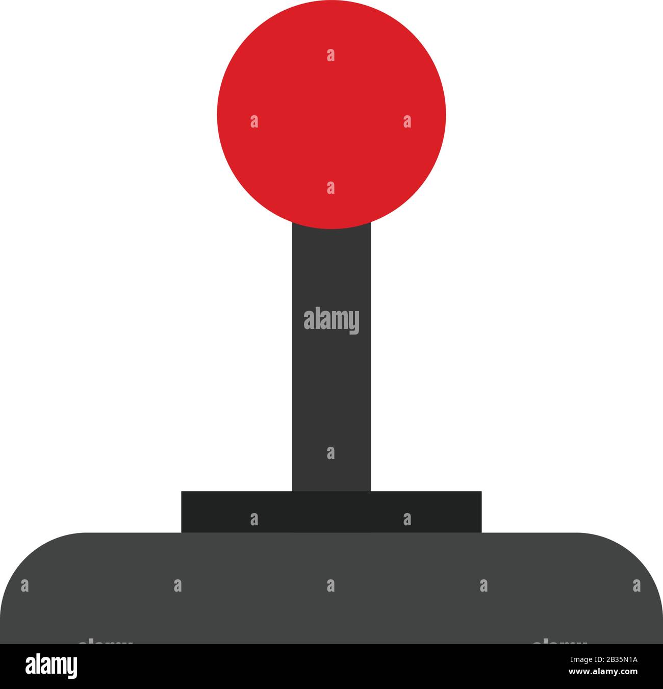joystick icon illustrated in vector on white background Stock Vector ...