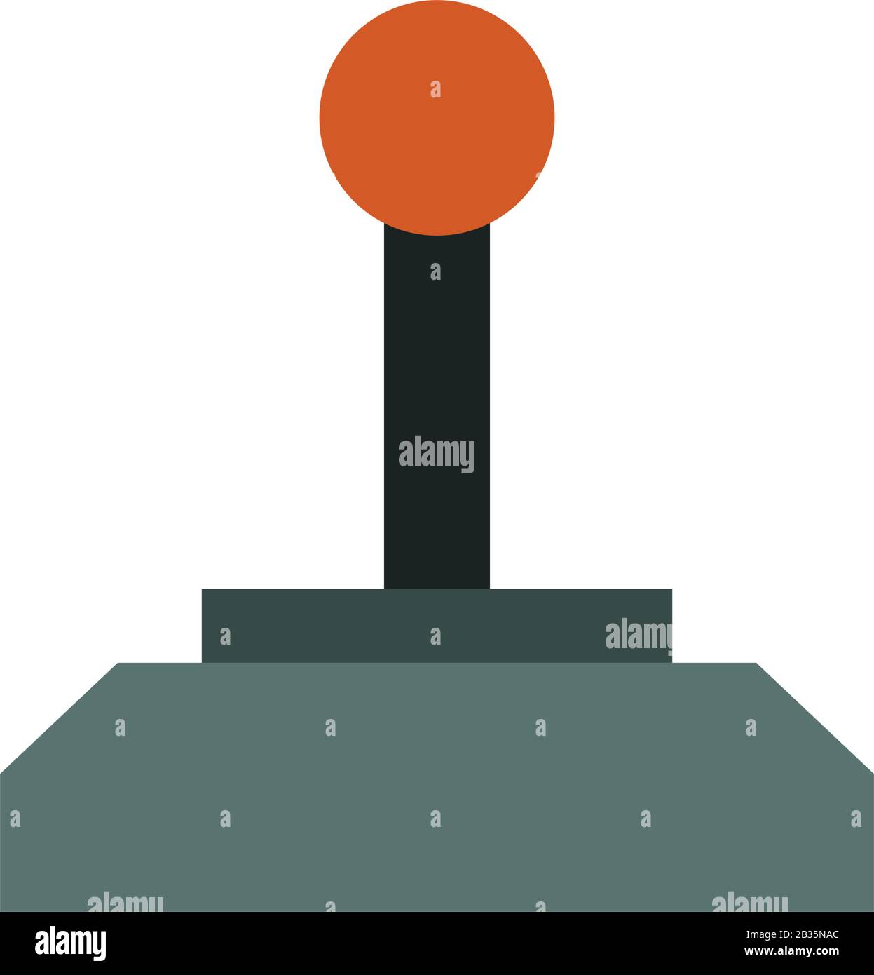 joystick icon illustrated in vector on white background Stock Vector ...