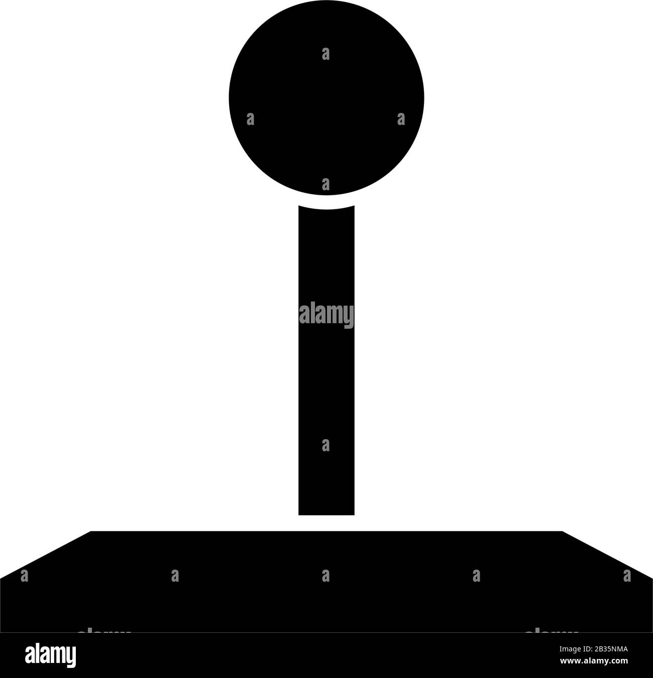 joystick icon illustrated in vector on white background Stock Vector ...