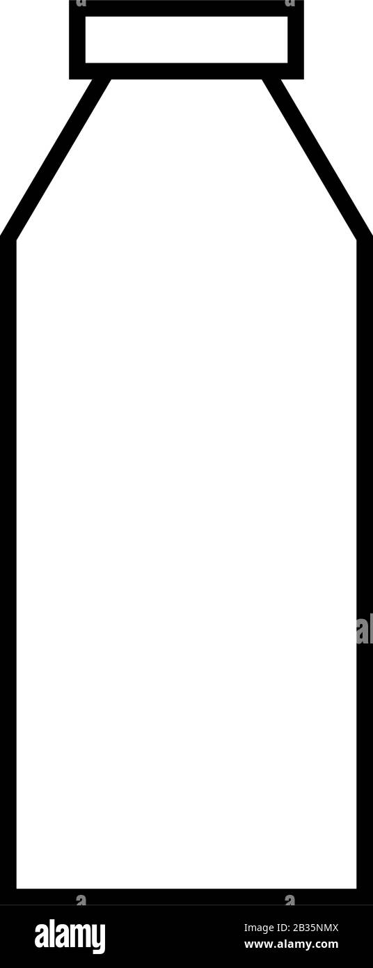 milk icon illustrated in vector on white background Stock Vector Image ...
