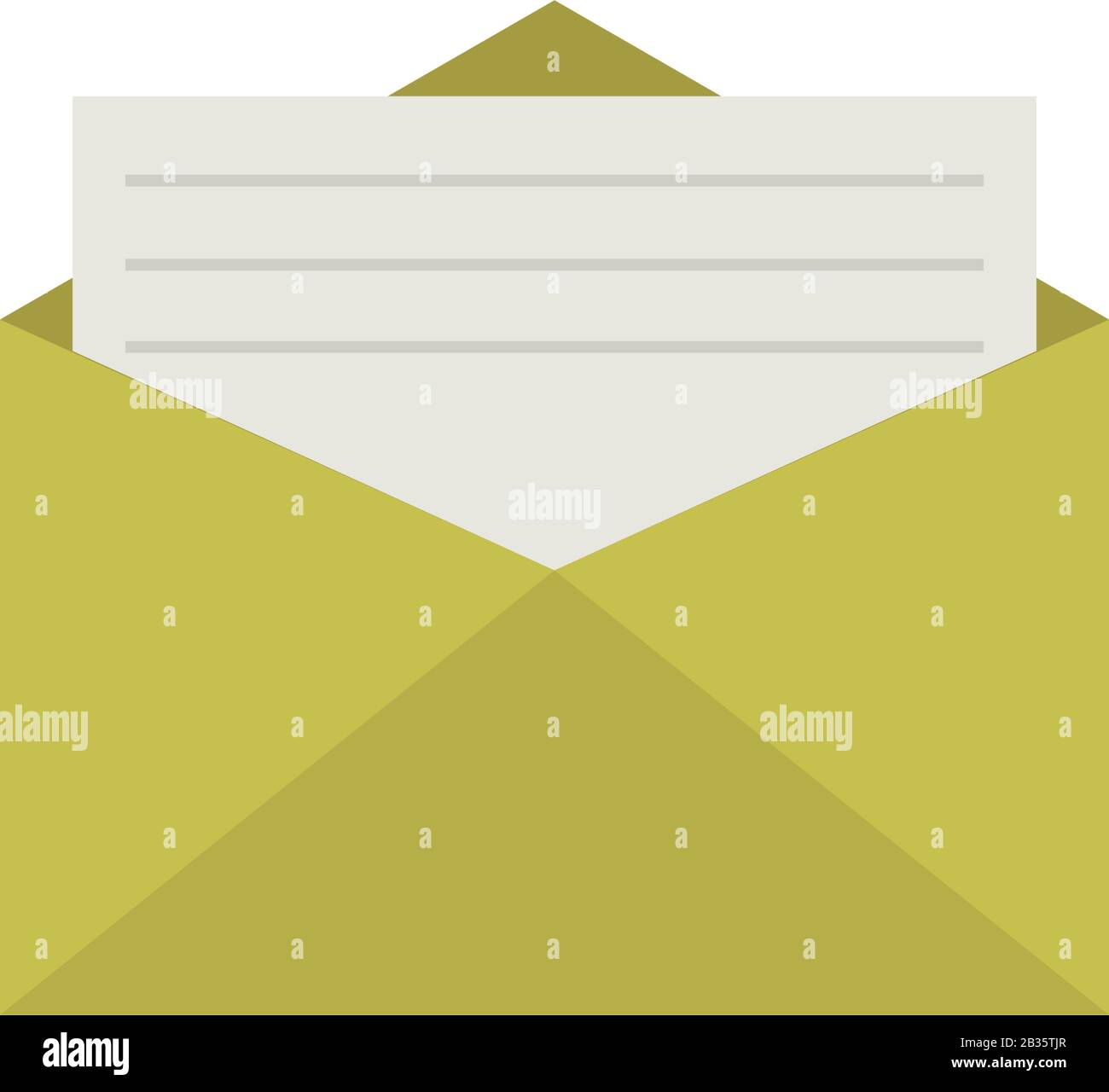 message icon illustrated on white background Stock Vector Image & Art ...