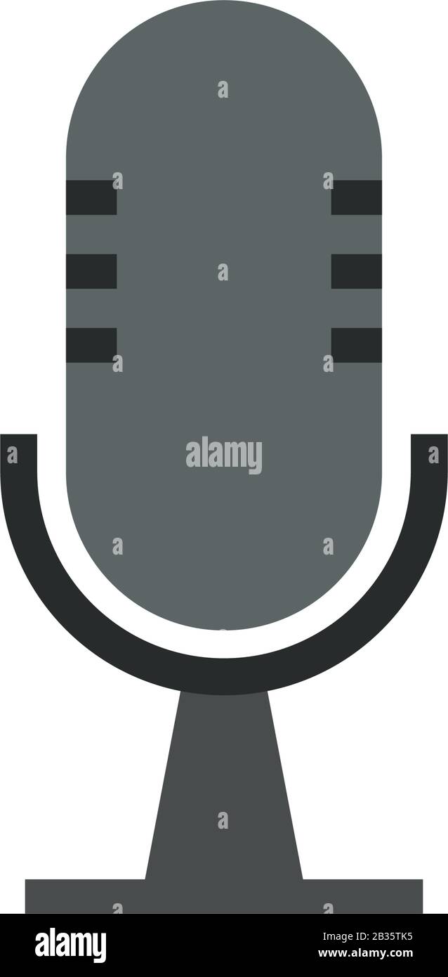 Microphone icon illustrated on hi-res stock photography and images - Alamy