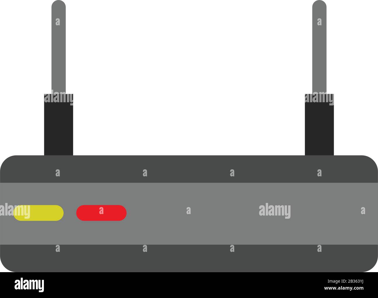router icon illustrated in vector on white background Stock Vector ...
