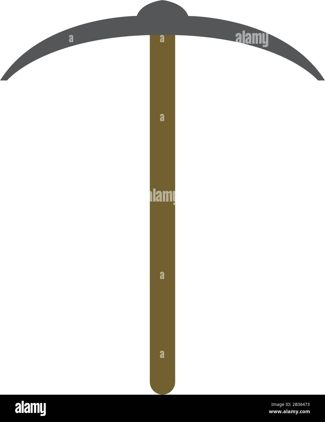 pickaxe icon illustrated in vector on white background Stock Vector ...