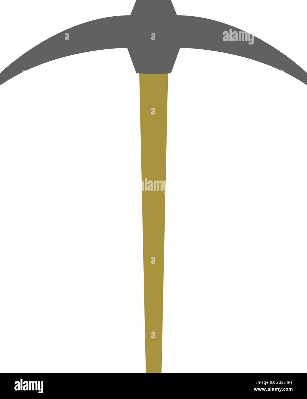 pickaxe icon illustrated in vector on white background Stock Vector ...
