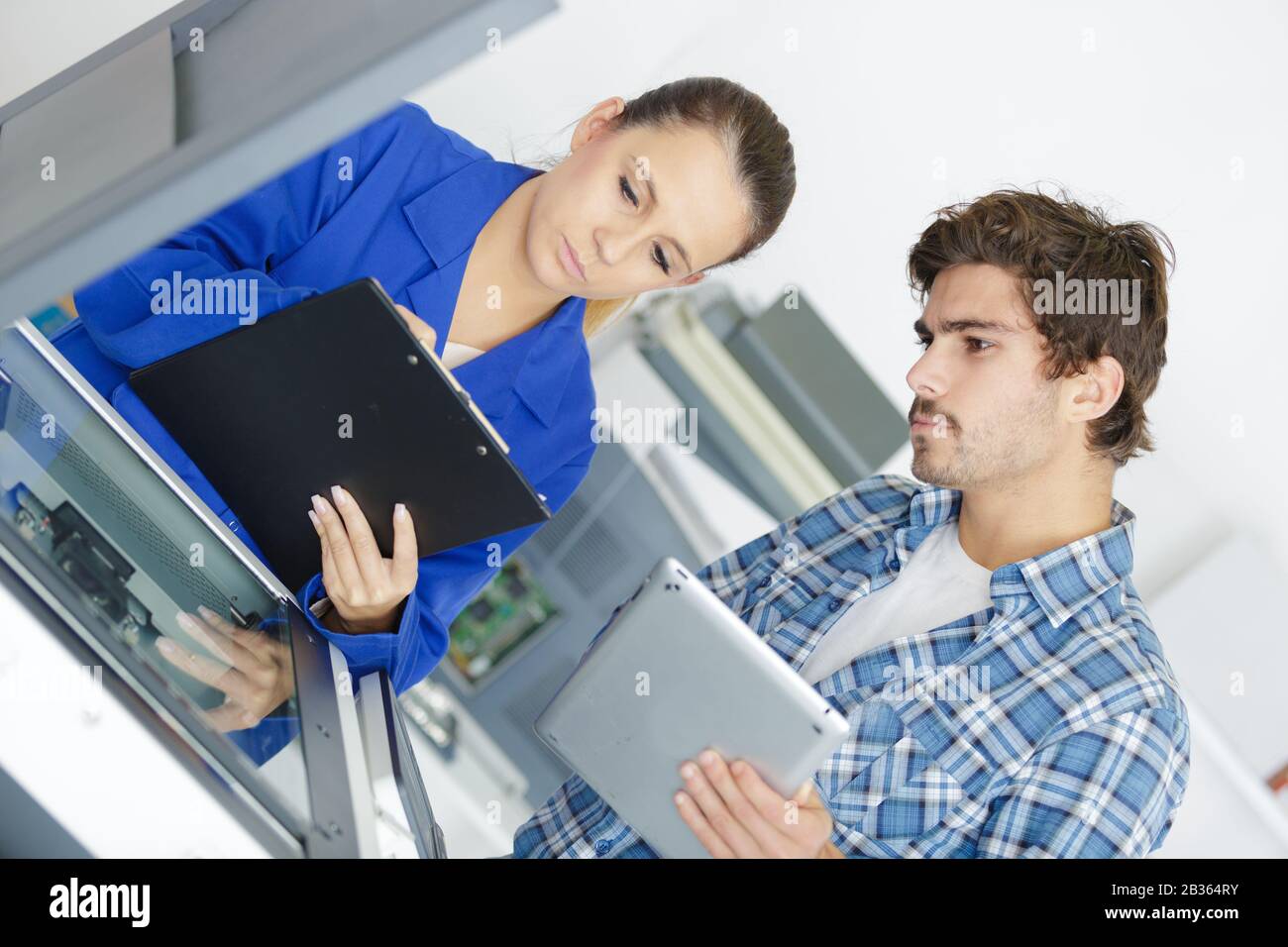 comparing data from different source Stock Photo - Alamy