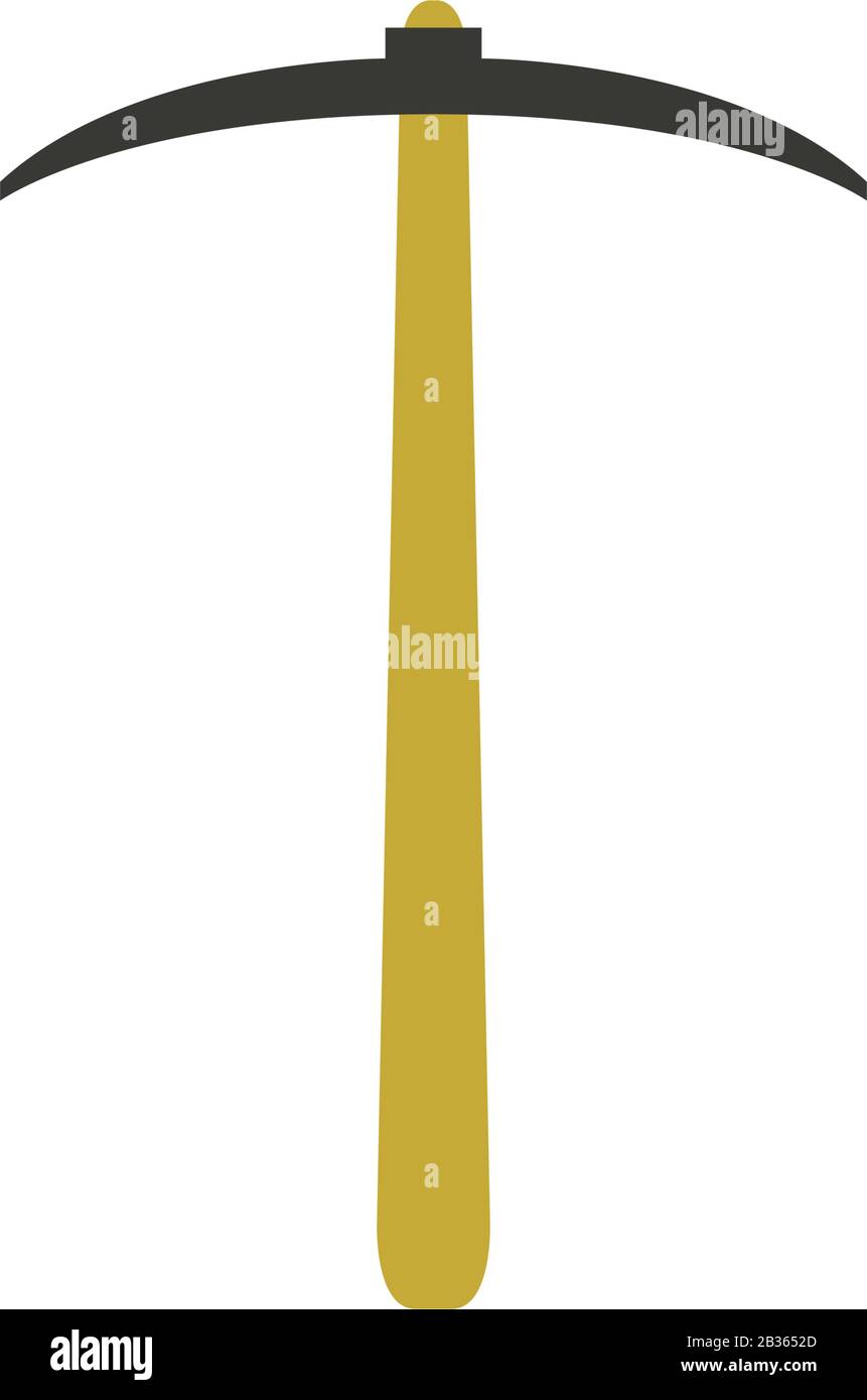 pickaxe icon illustrated in vector on white background Stock Vector ...