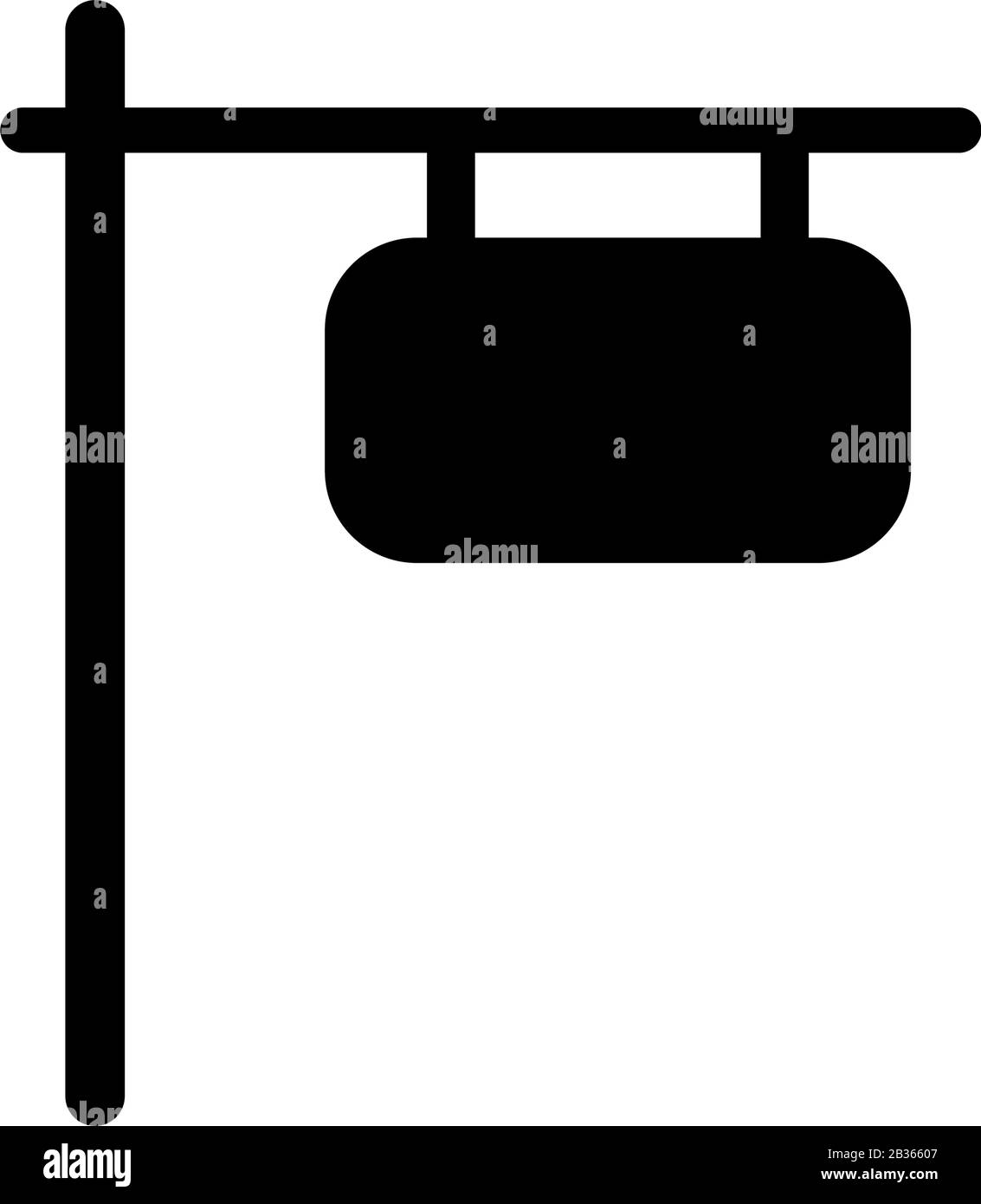 signboard icon illustrated in vector on white background Stock Vector ...