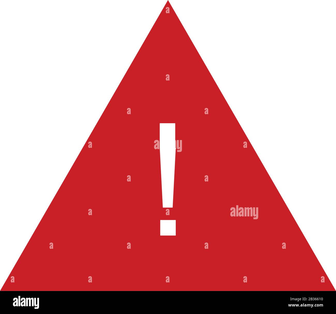 danger signal icon illustrated in vector on white background Stock ...