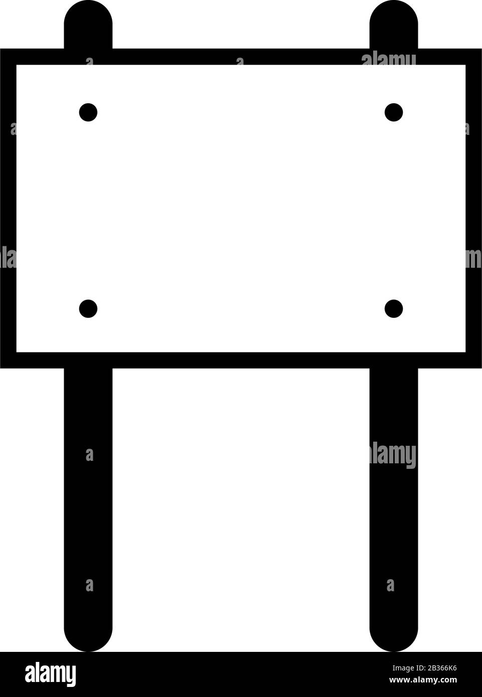 signboard icon illustrated in vector on white background Stock Vector ...