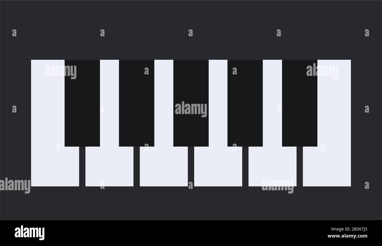 piano icon illustrated on white background Stock Vector Image & Art - Alamy