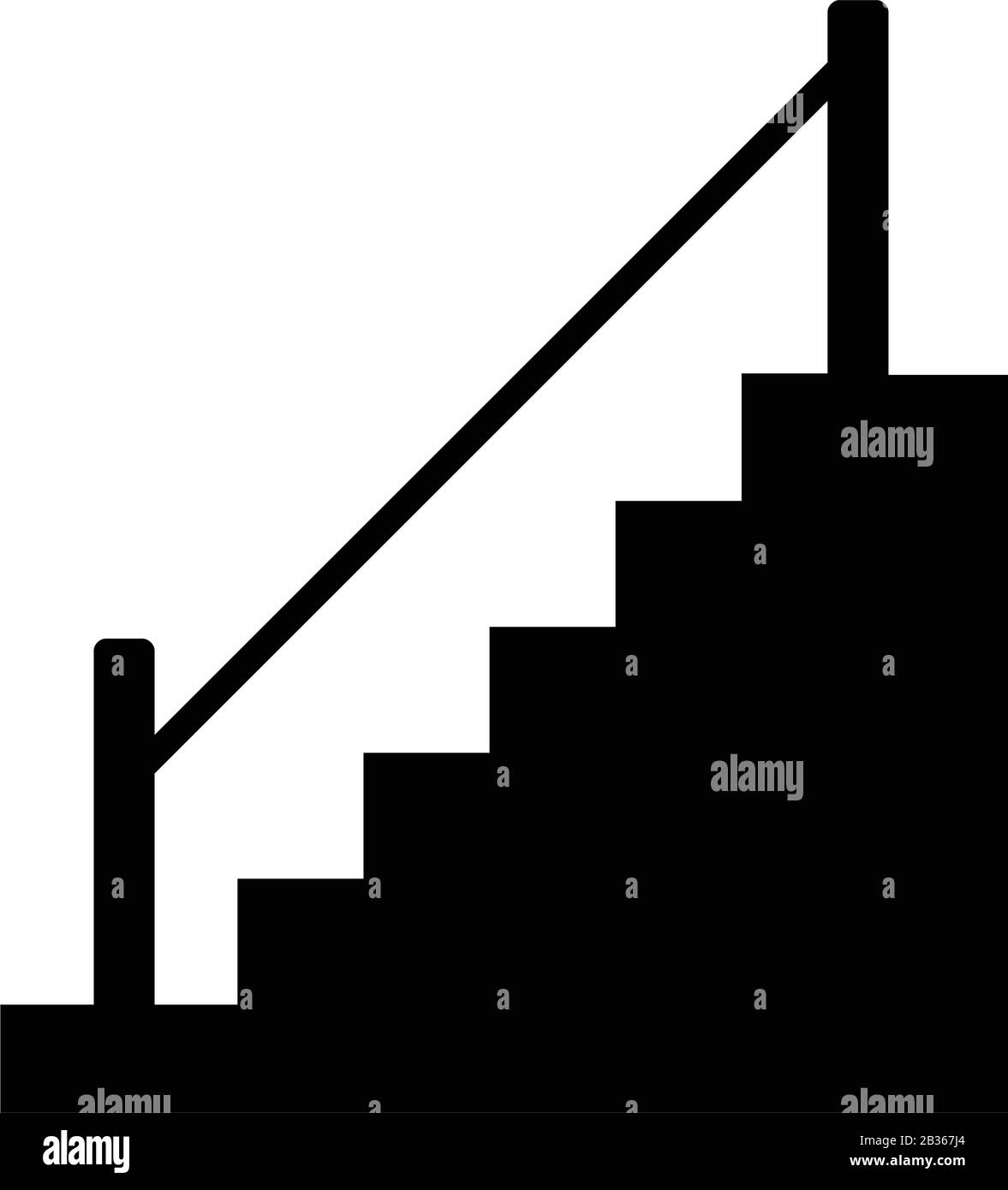 ladder icon illustrated in vector on white background Stock Vector ...