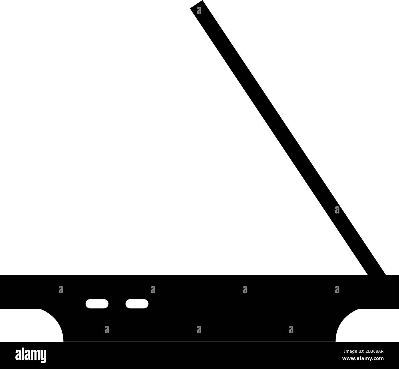 scanner icon illustrated in vector on white background Stock Vector ...