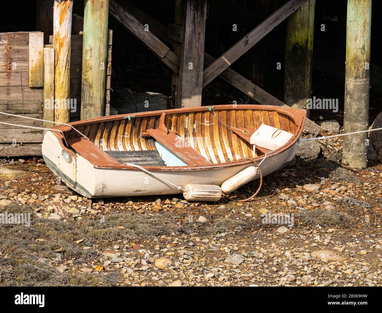 Old rowing boat on shore hi-res stock photography and images - Alamy