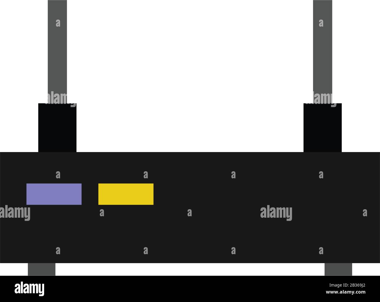 router icon illustrated in vector on white background Stock Vector ...