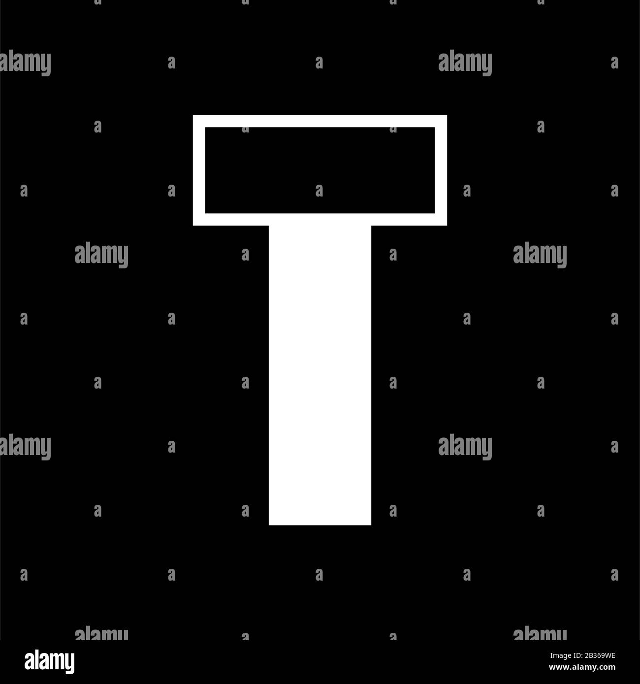 closed road icon illustrated in vector on white background Stock Vector ...