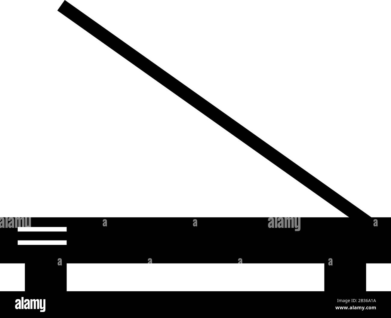 scanner icon illustrated in vector on white background Stock Vector ...