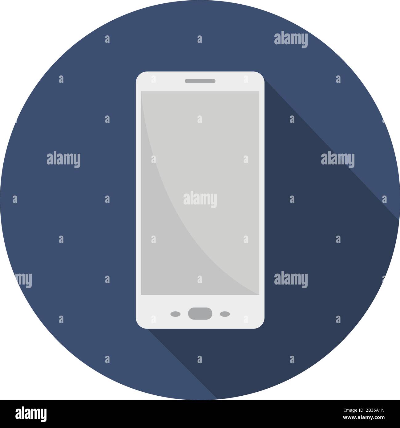 smartphone icon illustrated in vector on white background Stock Vector ...