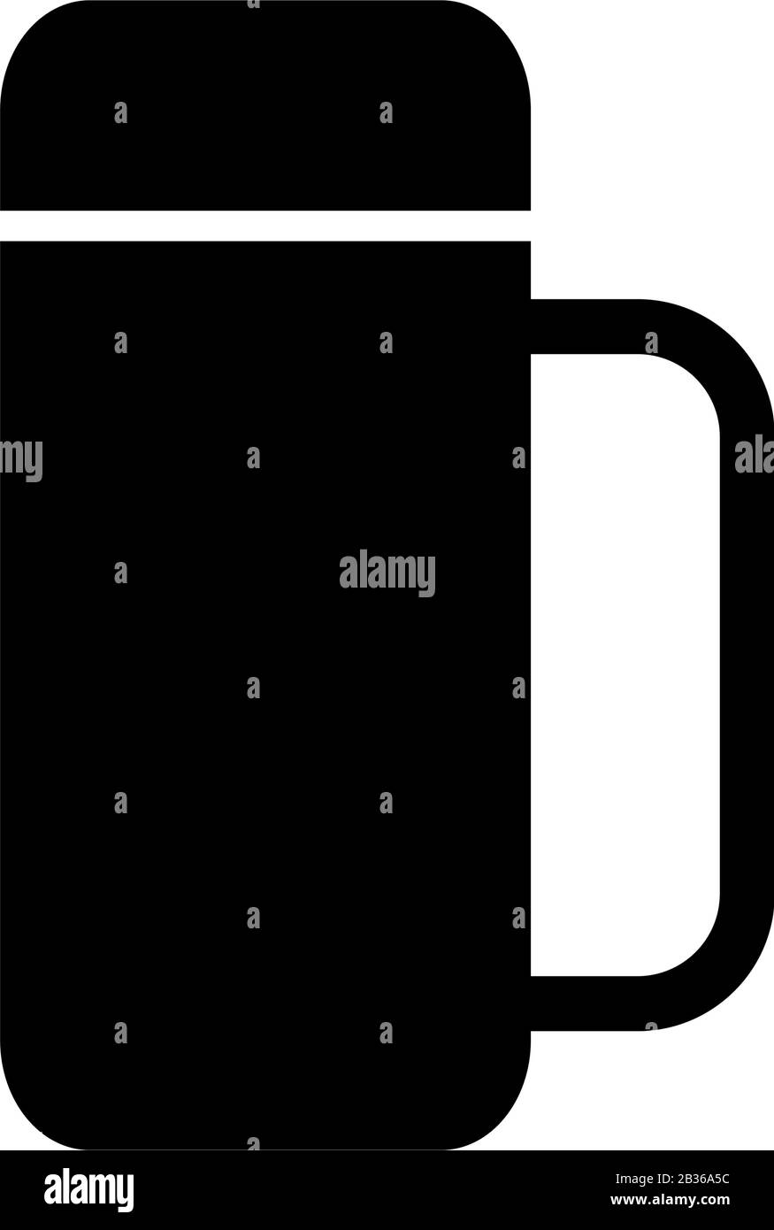 thermos icon illustrated in vector on white background Stock Vector ...