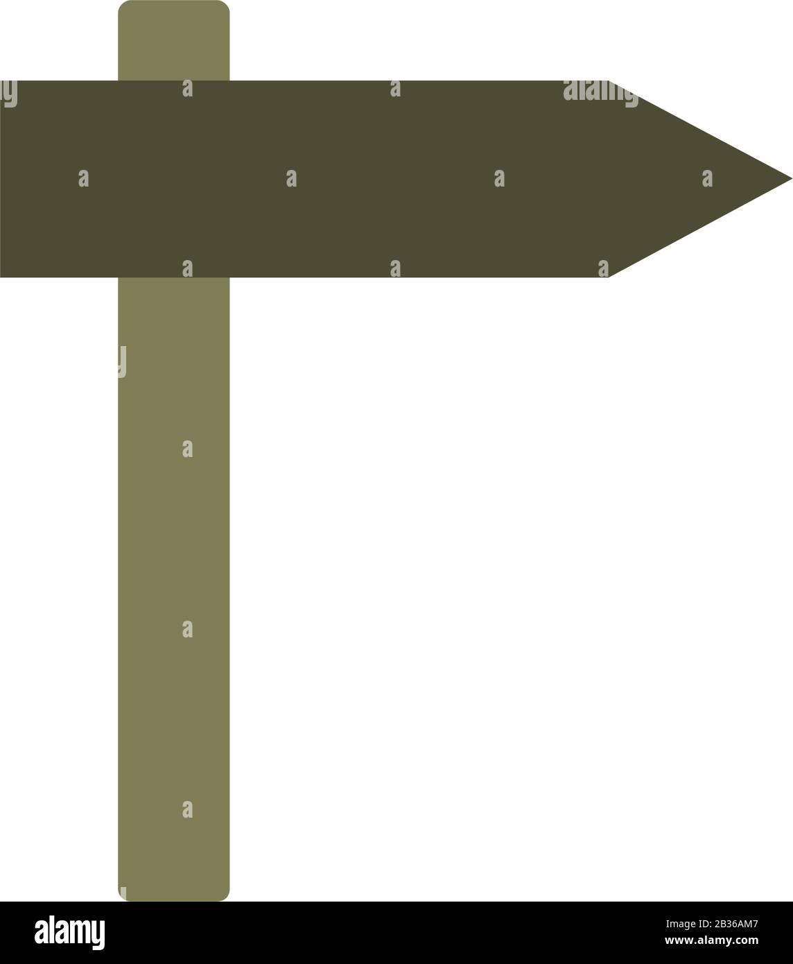 directional signage icon illustrated in vector on white background ...