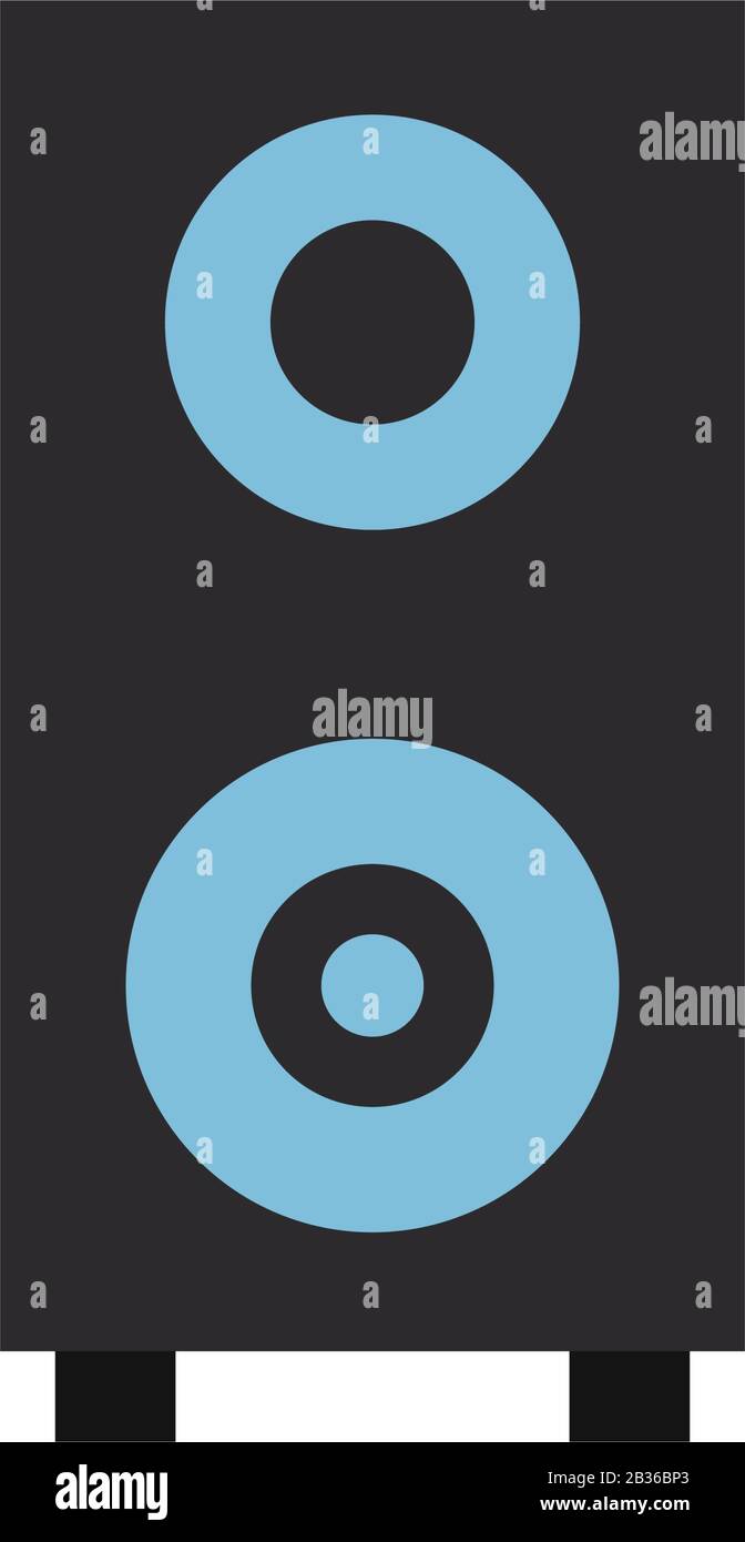 woofer icon illustrated in vector on white background Stock Vector ...