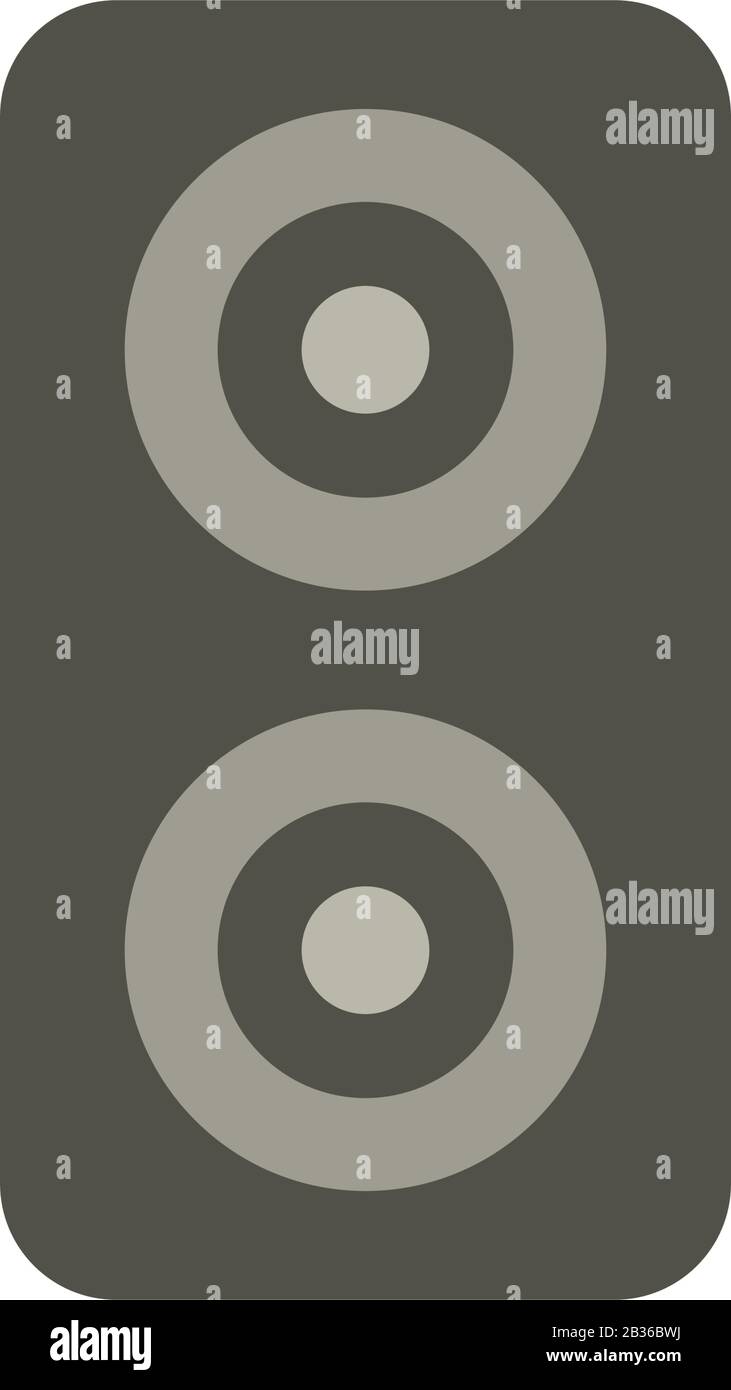 woofer icon illustrated in vector on white background Stock Vector ...