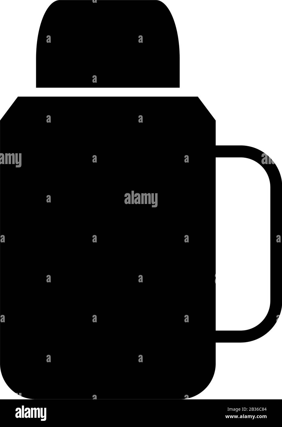 thermos icon illustrated in vector on white background Stock Vector ...