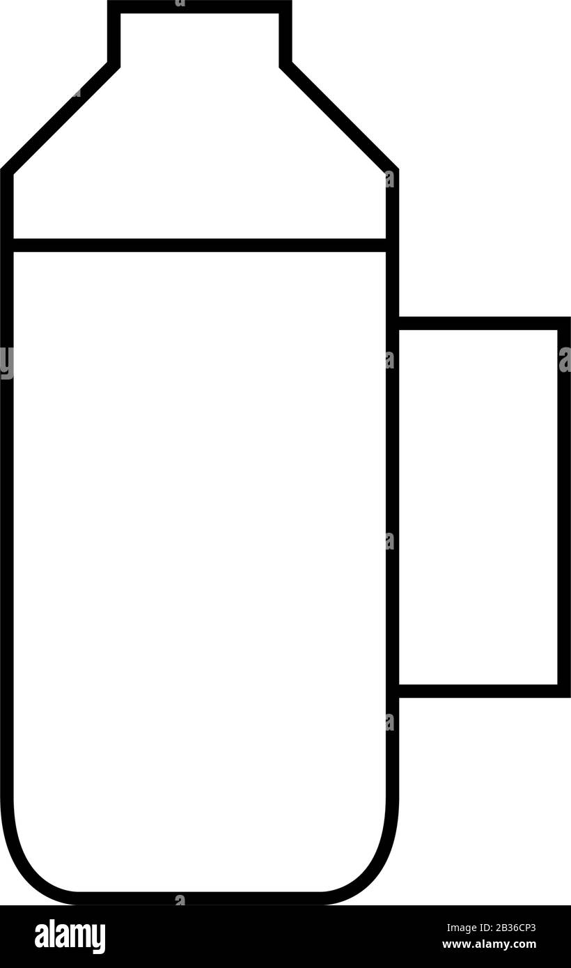 thermos icon illustrated in vector on white background Stock Vector ...