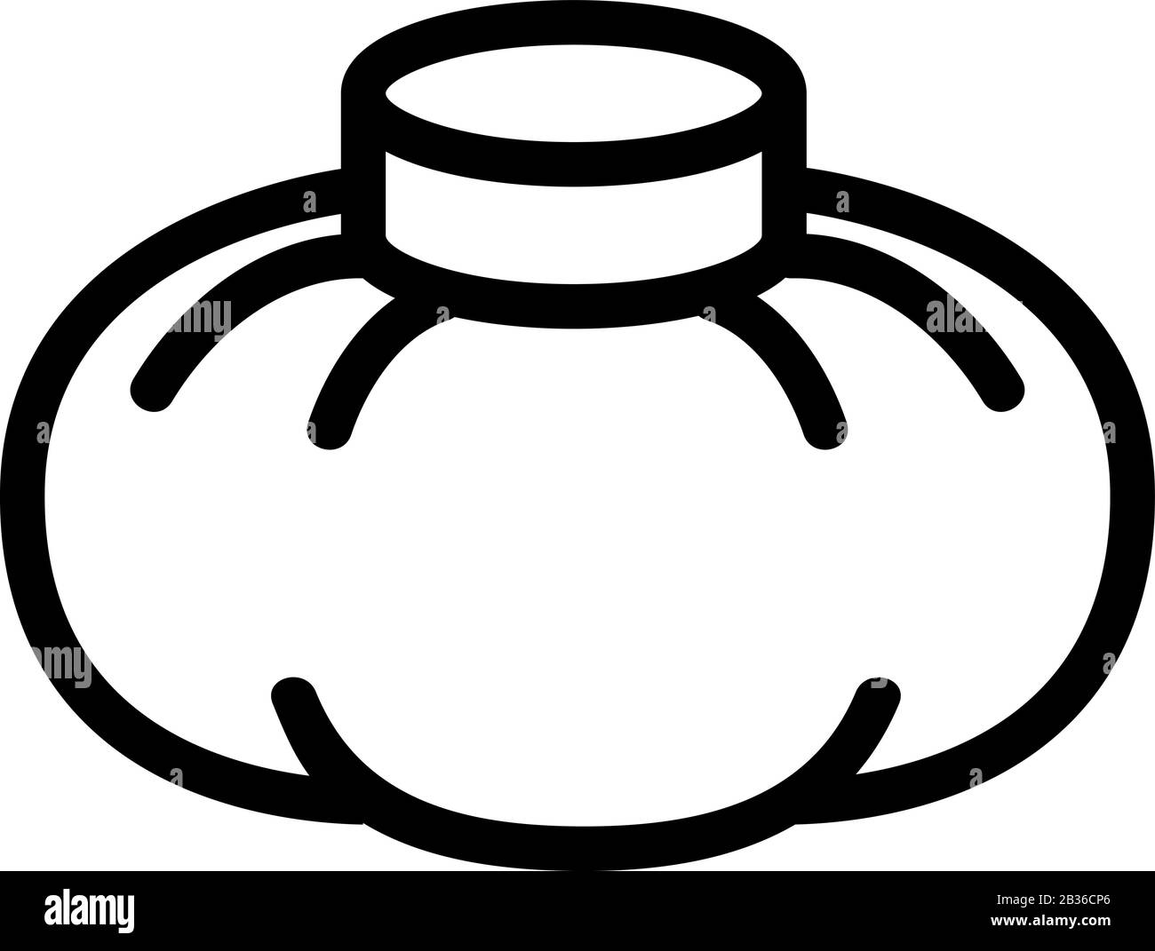 a hot head from a cold icon vector. Isolated contour symbol ...