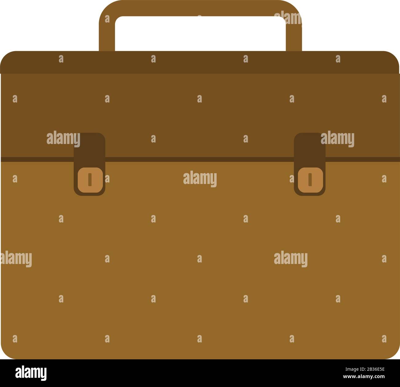 work suitcase icon illustrated in vector on white background Stock ...
