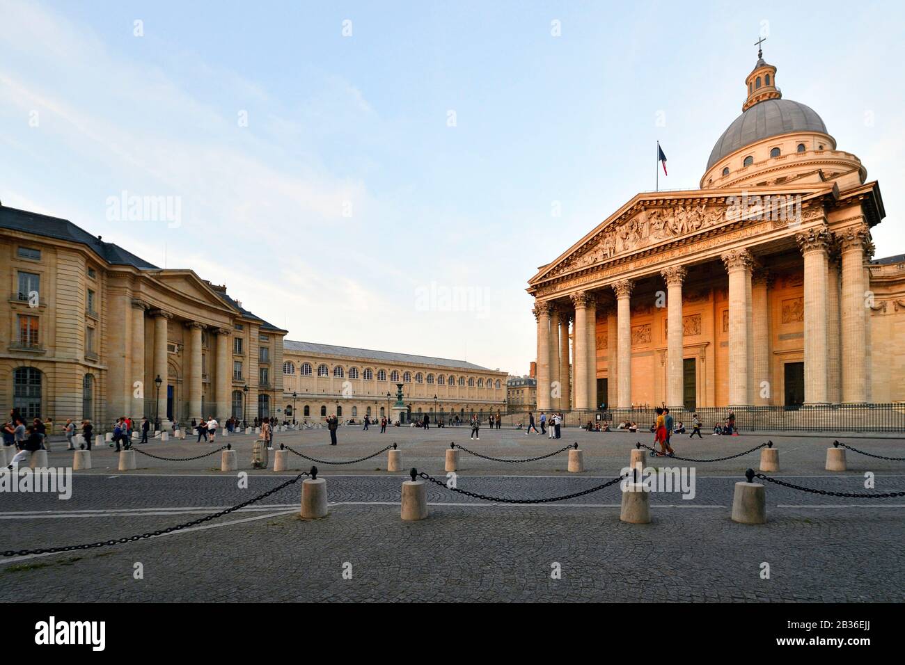 France, Paris, Latin Quarter, Place du Pantheon square, Pantheon (1790 ...