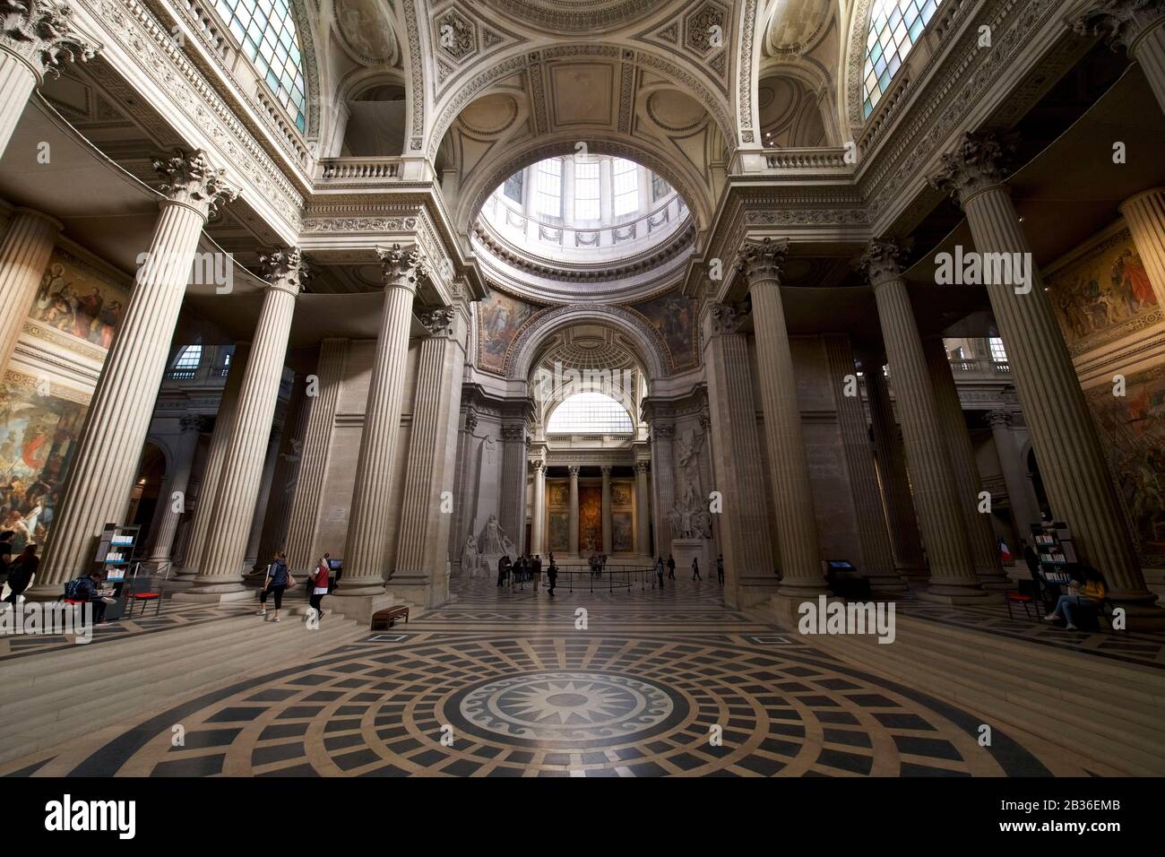 France, Paris, Latin Quarter, Pantheon (1790) neoclassical style ...