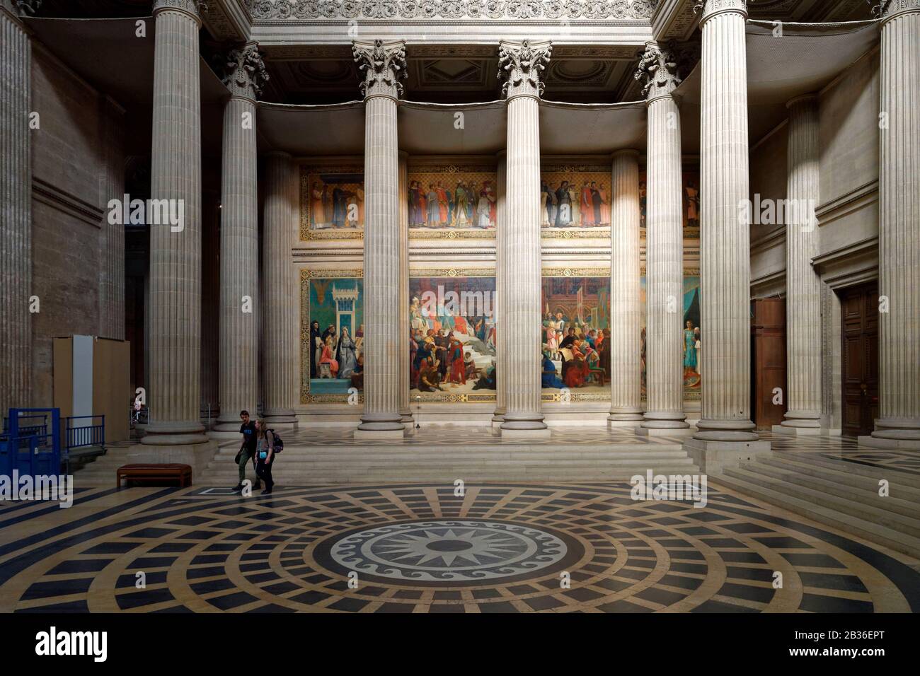 France, Paris, Latin Quarter, Pantheon (1790) neoclassical style ...