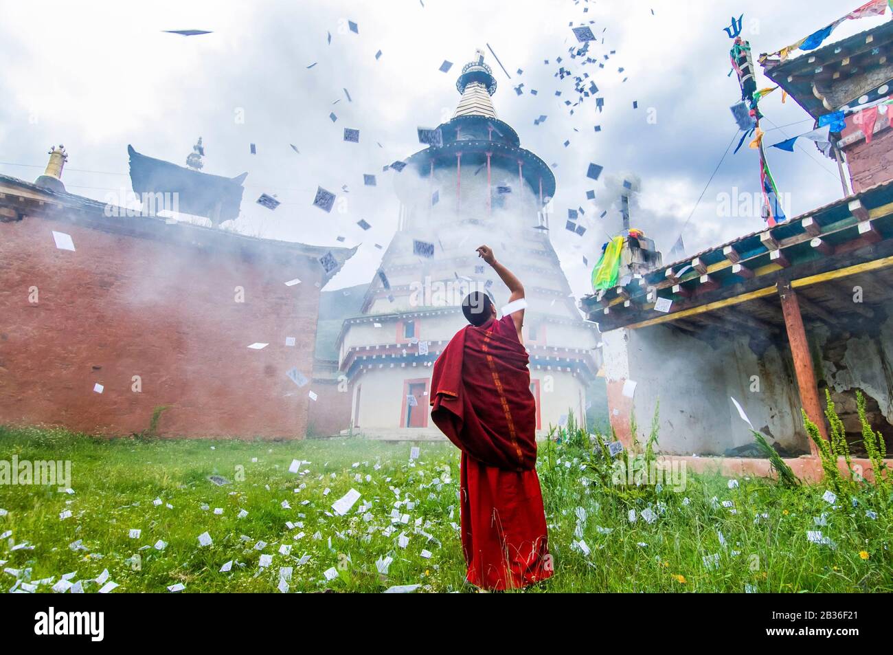 Gya monastery hi-res stock photography and images - Alamy