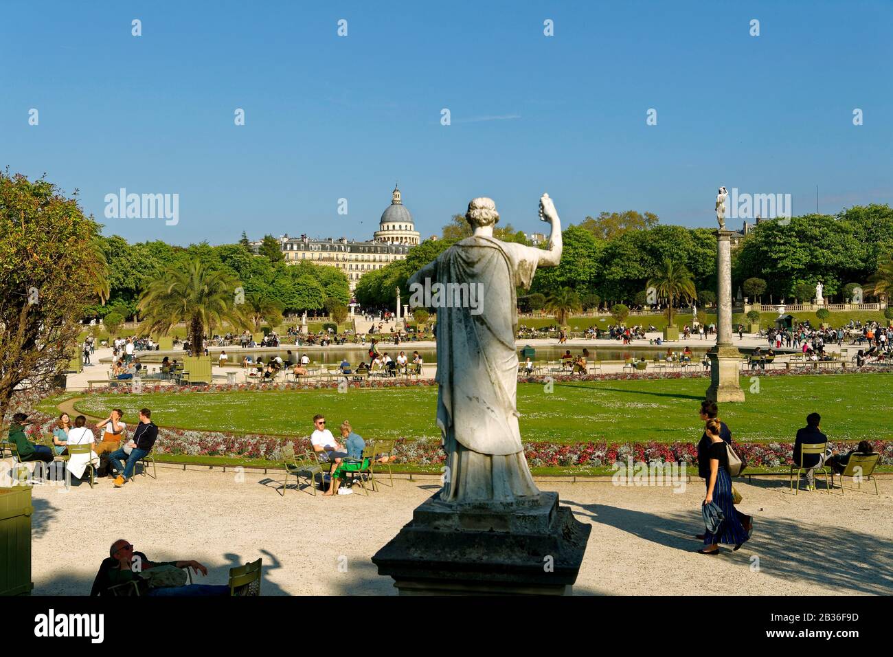 France, Paris, Odeon district, Luxembourg garden Stock Photo - Alamy