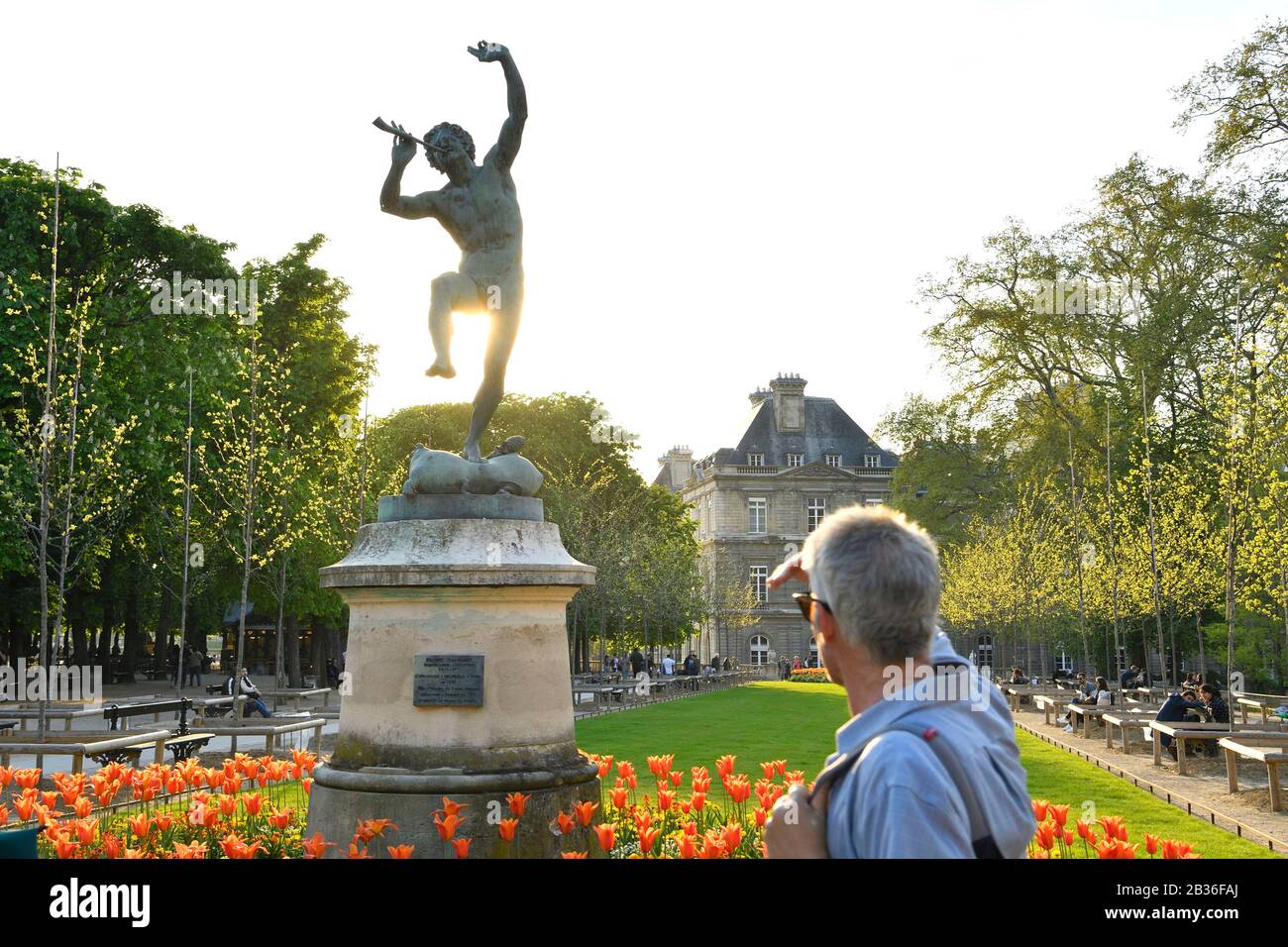 Faun statue hi-res stock photography and images - Alamy