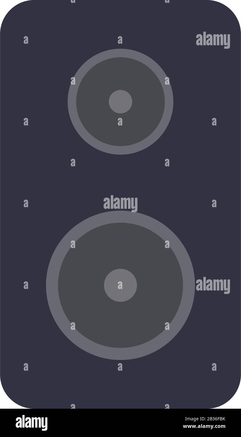 woofer icon illustrated in vector on white background Stock Vector ...