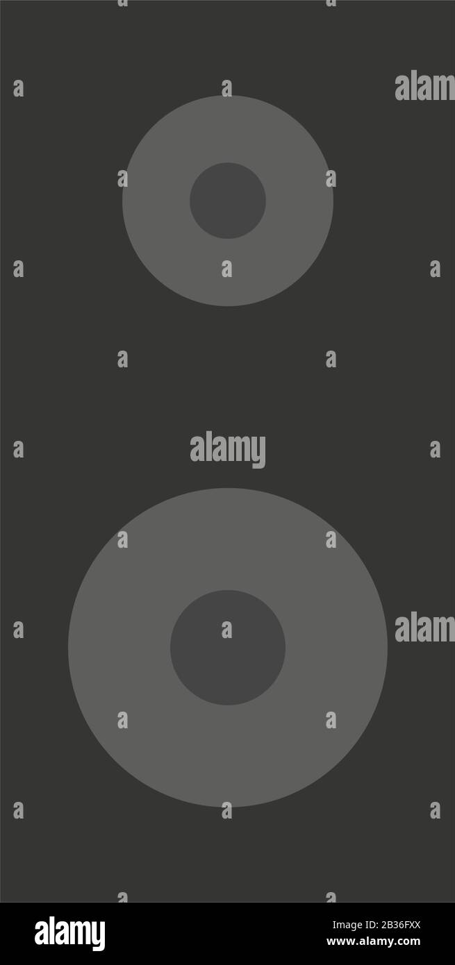 woofer icon illustrated in vector on white background Stock Vector ...