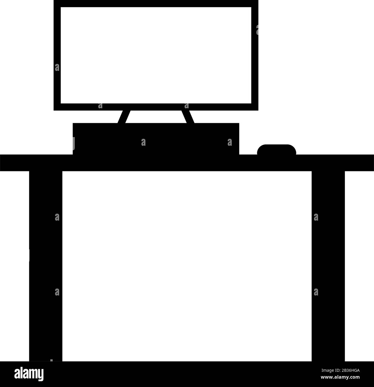 work station icon illustrated in vector on white background Stock ...