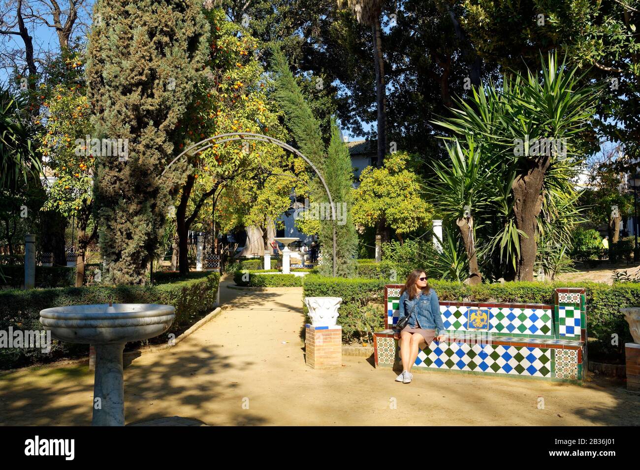 Jardines de murillo park hi-res stock photography and images - Alamy
