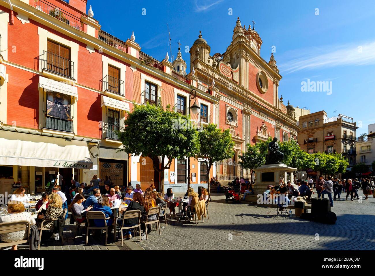 Plaza del salvador seville hi-res stock photography and images - Alamy