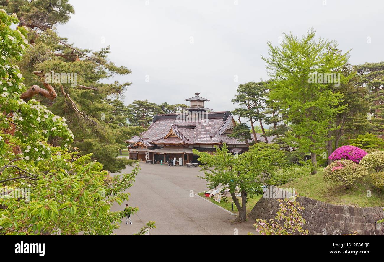 Reconstructed Magistrate Office of Goryokaku Fort in Hakodate, Hokkaido ...