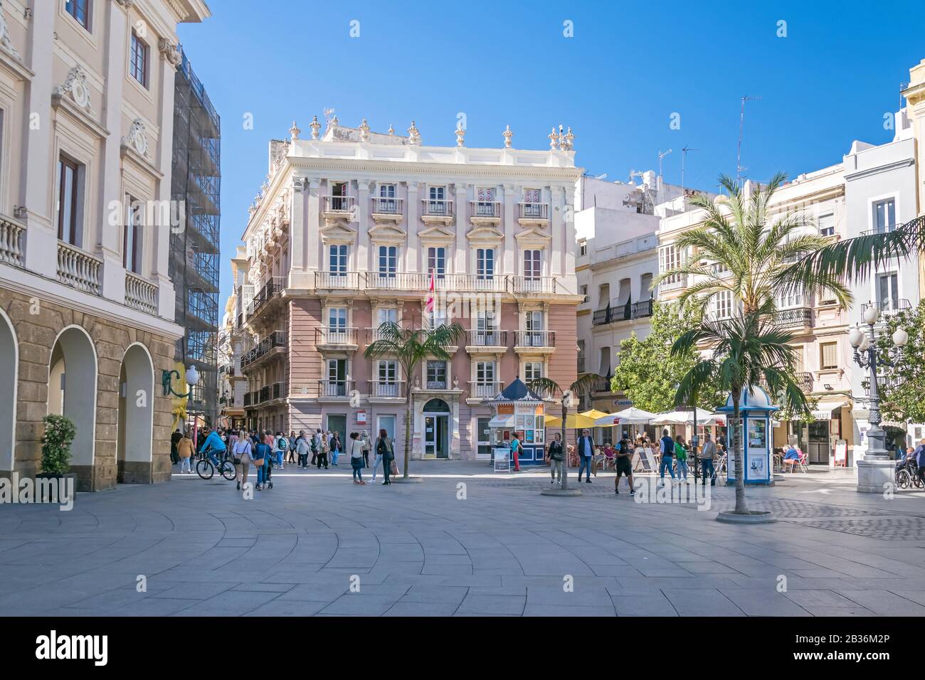 Cadiz, Spain - November 6, 2019: Casa de los Pazos de Miranda at the ...