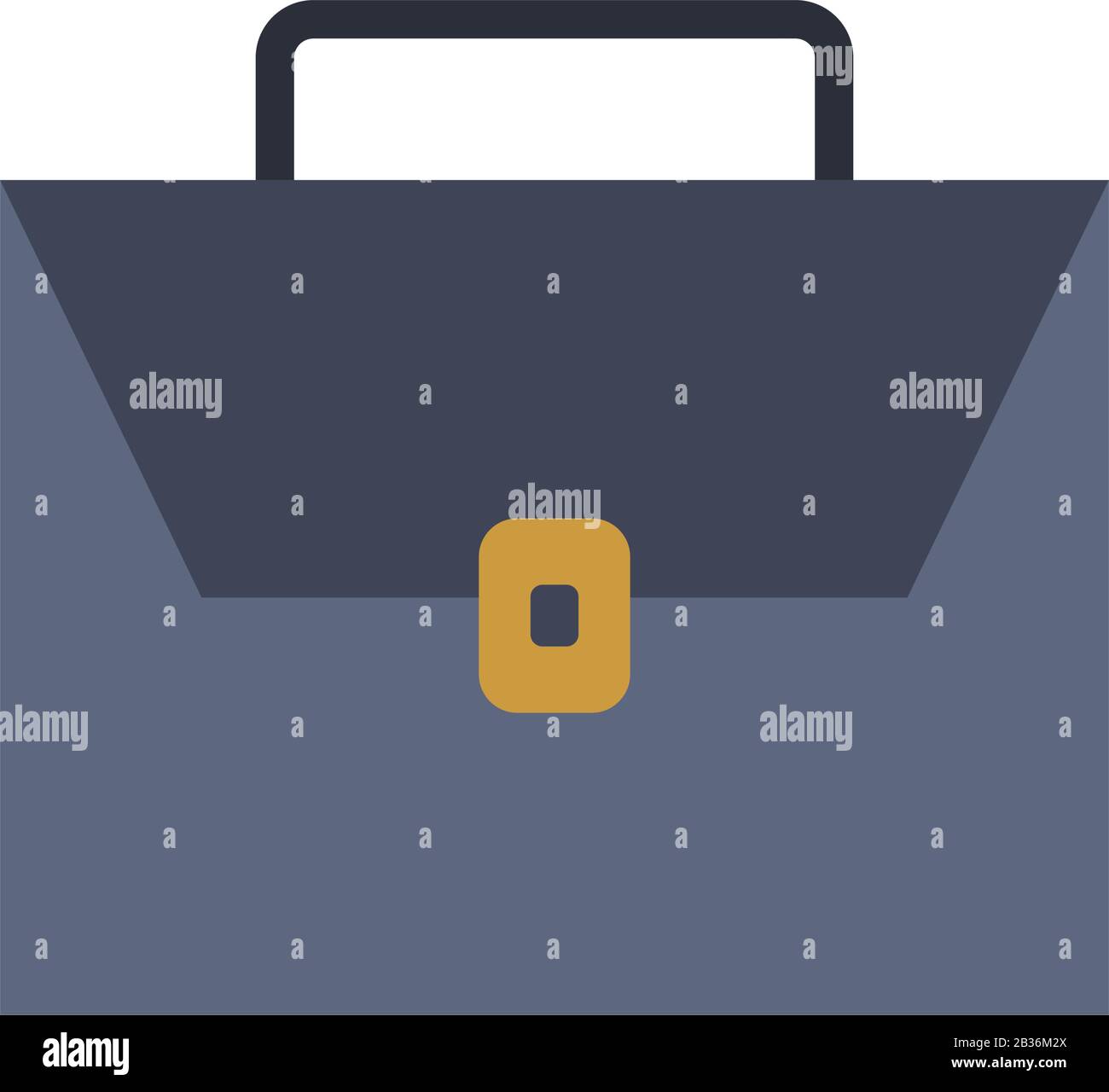work suitcase icon illustrated in vector on white background Stock ...