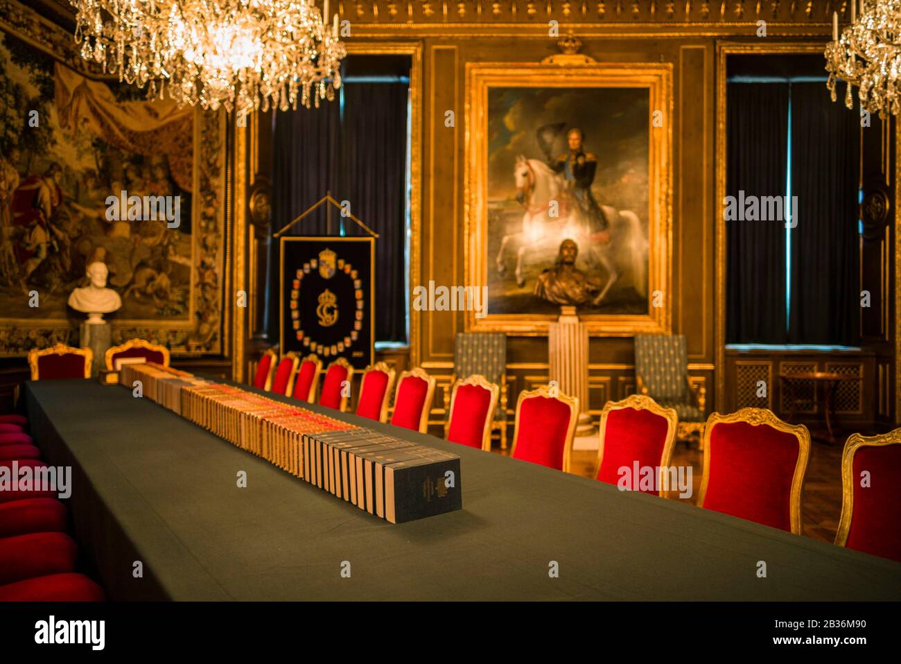 Sweden, Stockholm, Gamla Stan, Old Town, Royal Palace, interior ...