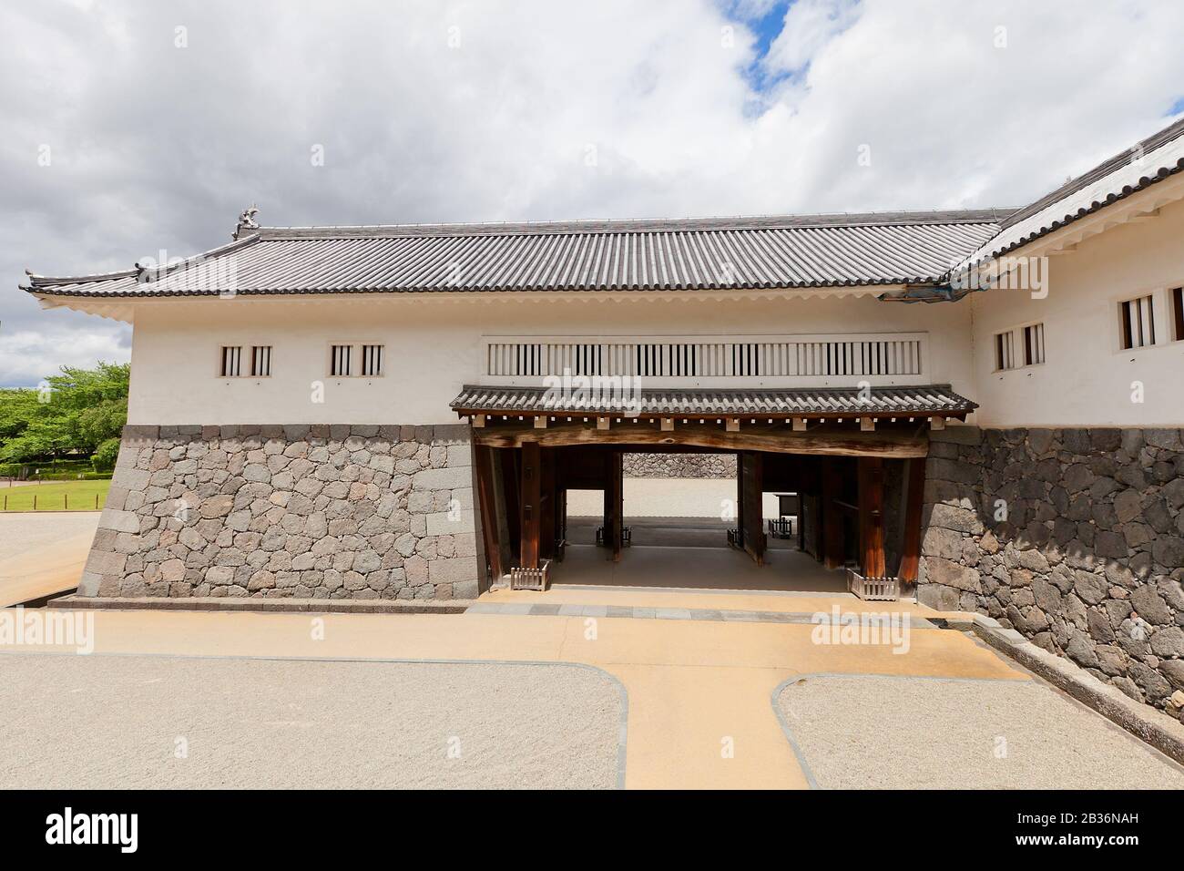 Reconstructed (1991) Inner Eastern Main Gate of Second Bailey of ...