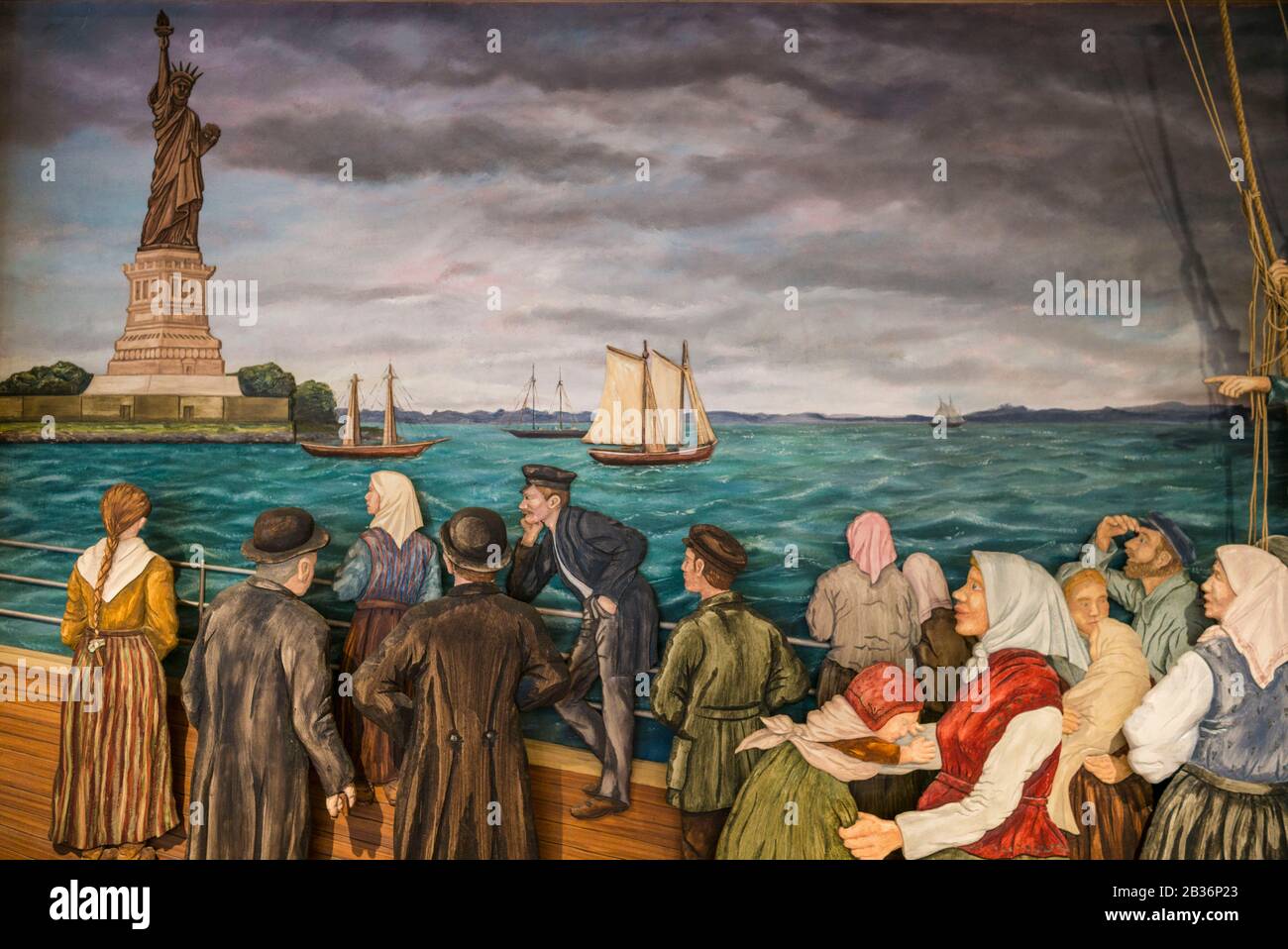 Sweden, Southeast Sweden, Vaxjo, Utvandrarnas Hus, museum of Swedish ...